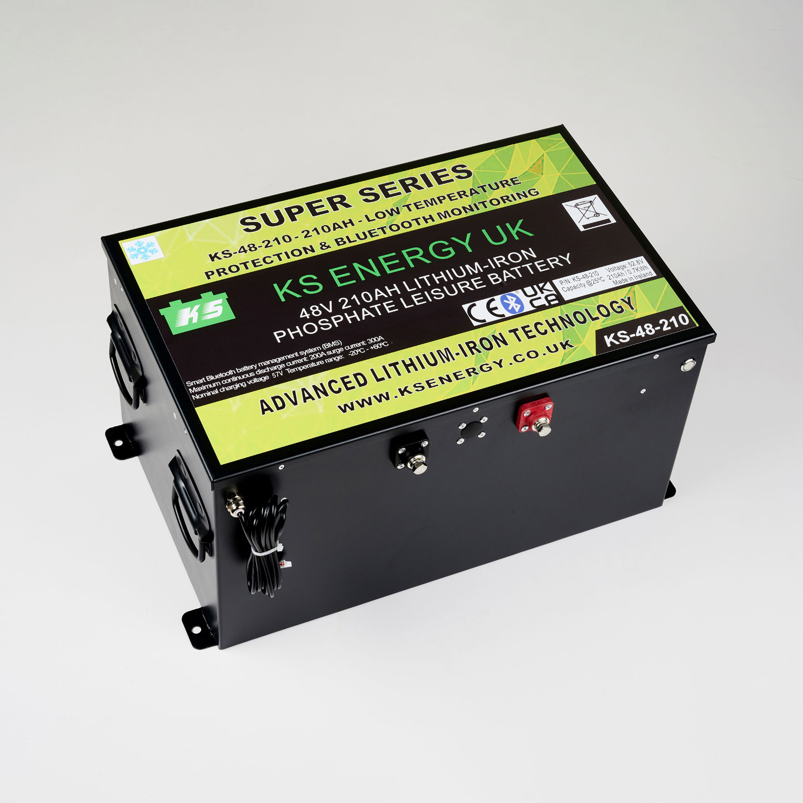 KS48-210 48V 210AH lithium-ion battery Super Series with bluetooth high ...