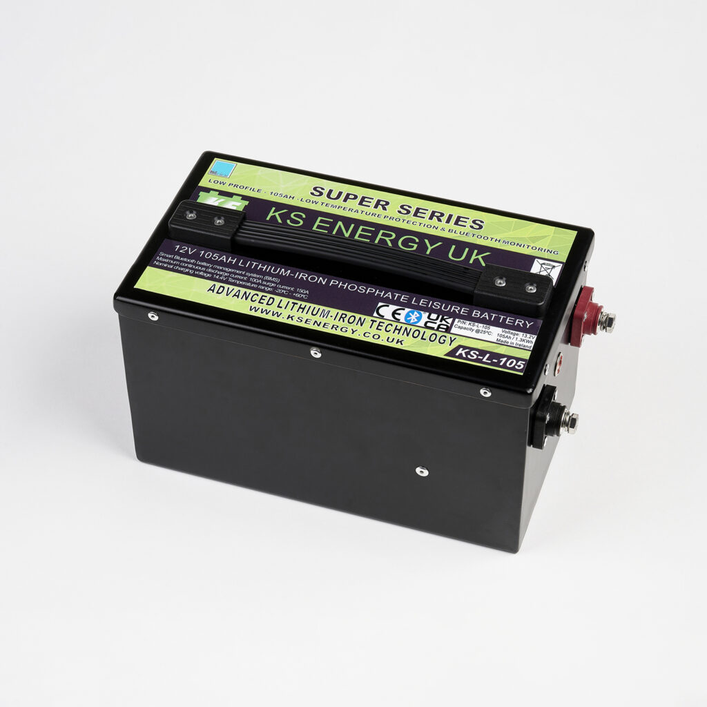 KS-L105 12V 105AH lithium-ion battery Super Series with bluetooth high ...